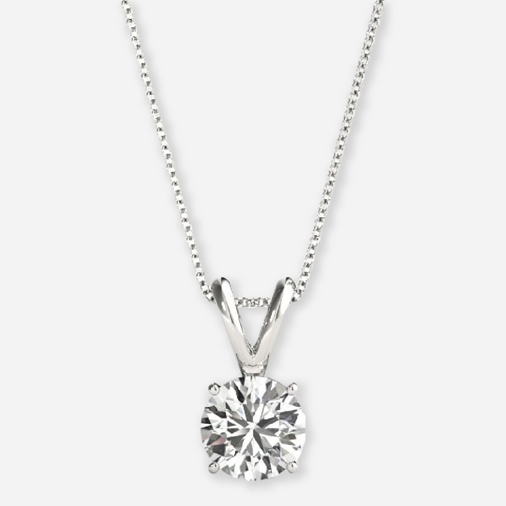 Solitaire Pendants - Loose Grown Diamond