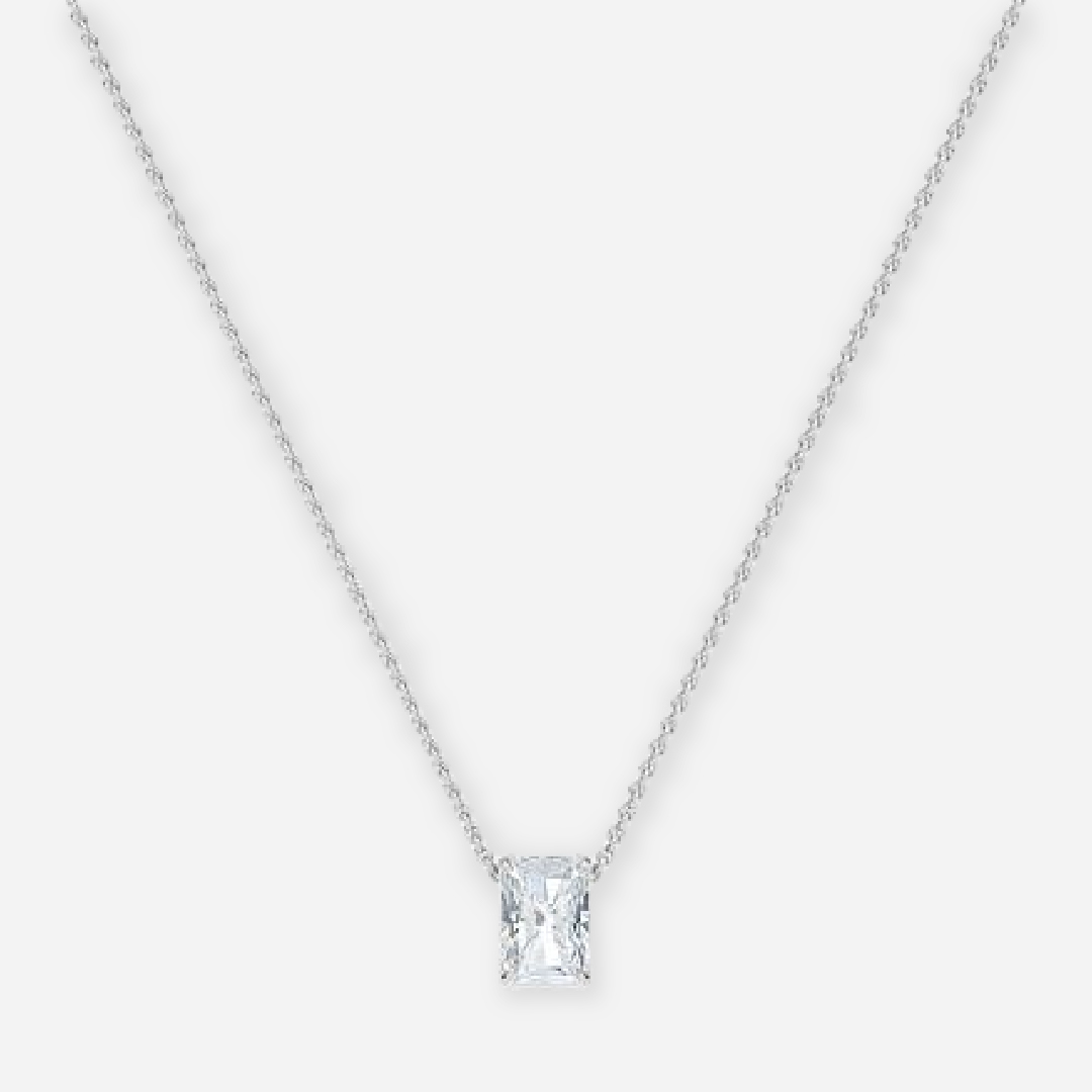 Radiant Lab Diamond Solitaire Pendant – Loose Grown Diamond