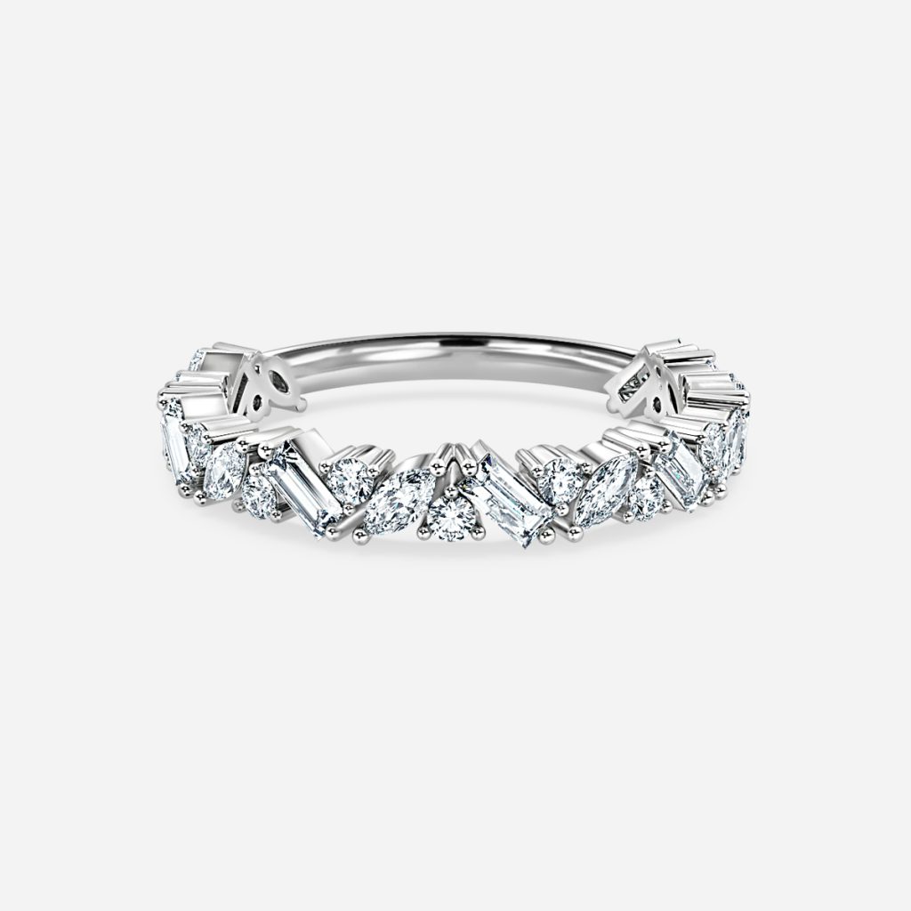 Zuri Stackable Wedding Ring – Loose Grown Diamond